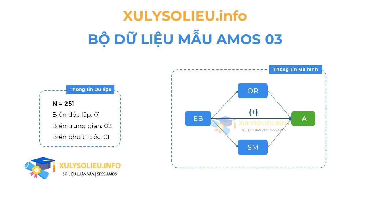 Bộ Dữ Liệu Mẫu (Data Mẫu) Xử Lý và Chạy AMOS - AMOS 03