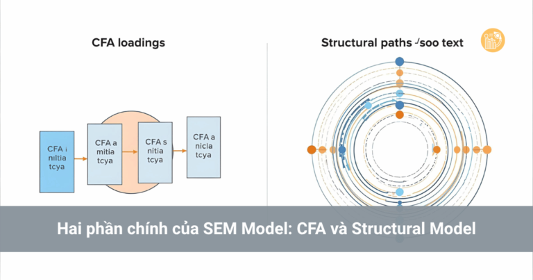 SEM Model là gì? Tổng quan mô hình phương trình cấu trúc